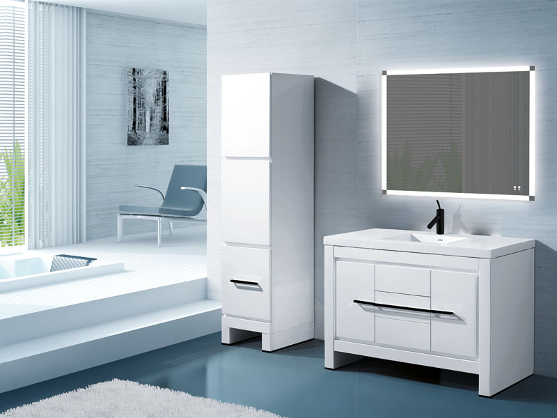 Modern Bathroom Furniture, Vanities, Washbasins, and Lighted Mirrors ...